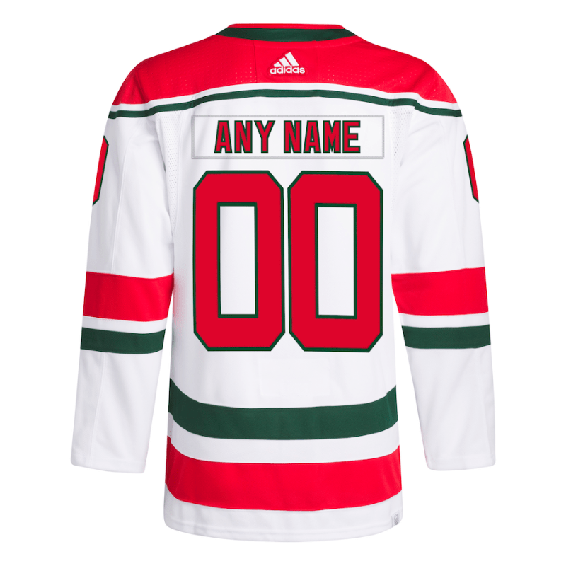 New Jersey Devils Heritage Primegreen Custom Jersey White Jersey Teams