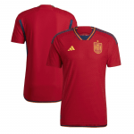 Spain Home Jersey 2022-2023 Qatar World Cup Customized Shirt Unisex ...