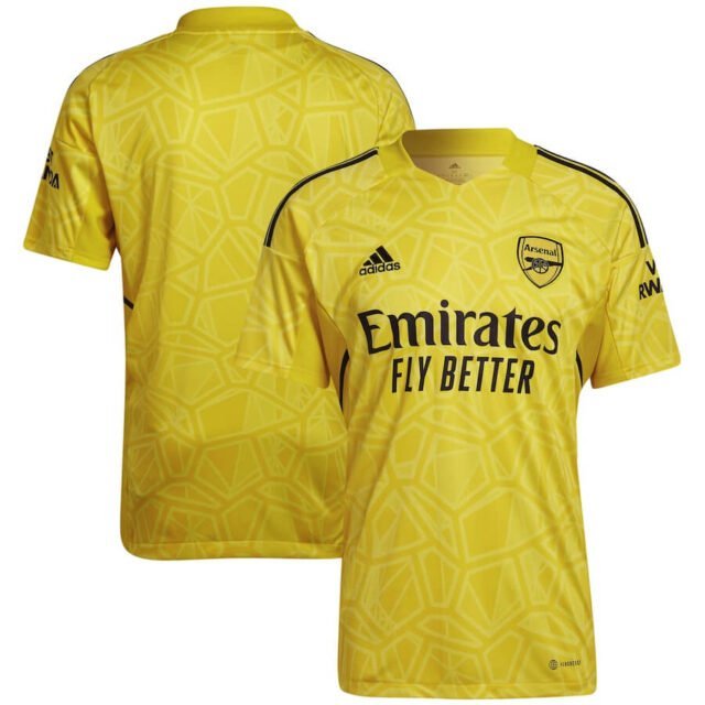 Arsenal Home Goalkeeper Shirt 2022-23 Unisex - Yellow - Jersey Teams