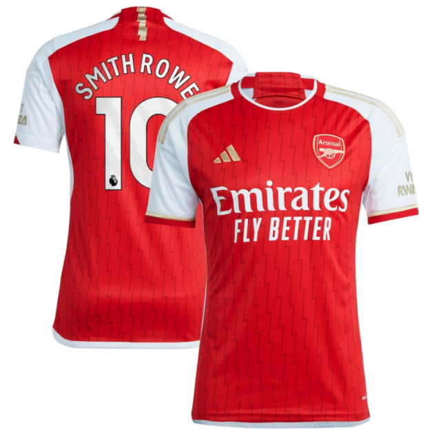 Emile Smith Rowe Arsenal Shirt 2023/24 Home Player Jersey - Red ...