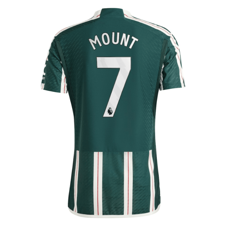 Mason Mount Manchester United Shirt 2023/24 Away Player Jersey - Green ...